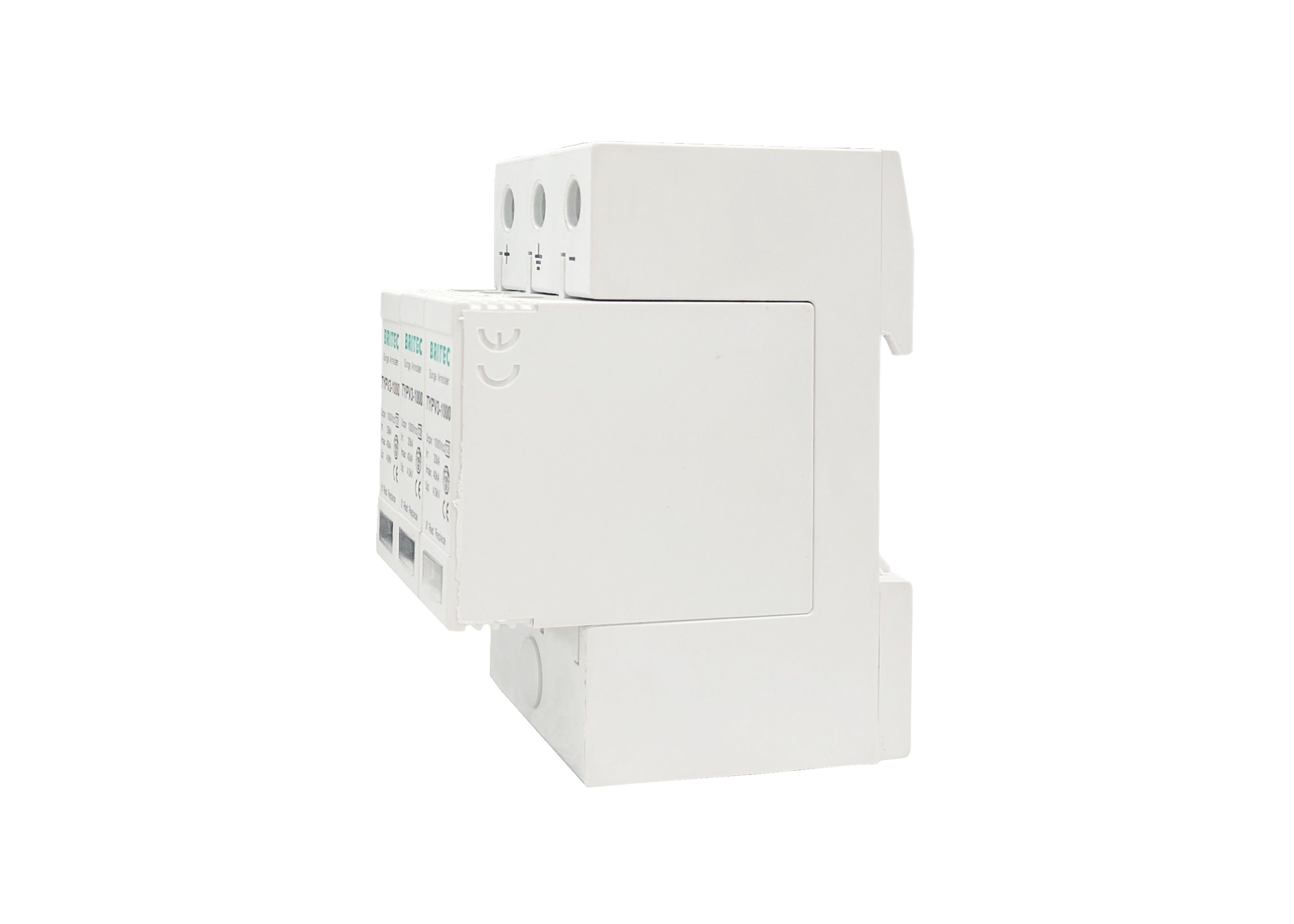 PV 1000 V DC Güneş Enerjisi Fotovoltaik Dalgalanma Koruma Cihazı Din Ray